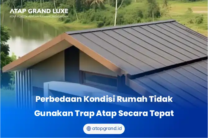 Apa itu trap atap galvalum rumah dan kenapa penting - Atap uPVC & Atap ...
