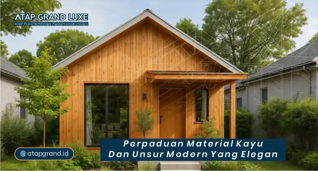 rumah kayu minimalis modern Archives - Atap uPVC & Atap Plastik Grand Luxe