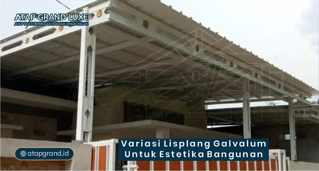 Harga Lisplang Galvalum Warna Silver dan Estetika Bangunan - Atap uPVC ...