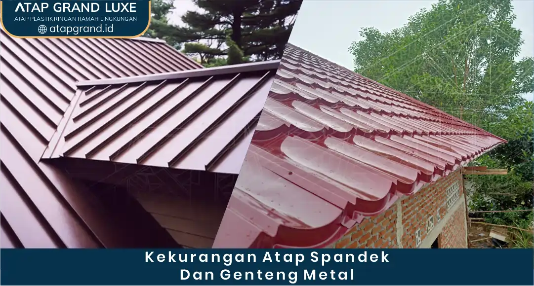 Atap Spandek Vs Genteng Metal, Mana Yang Lebih Baik? - Atap uPVC & Atap ...