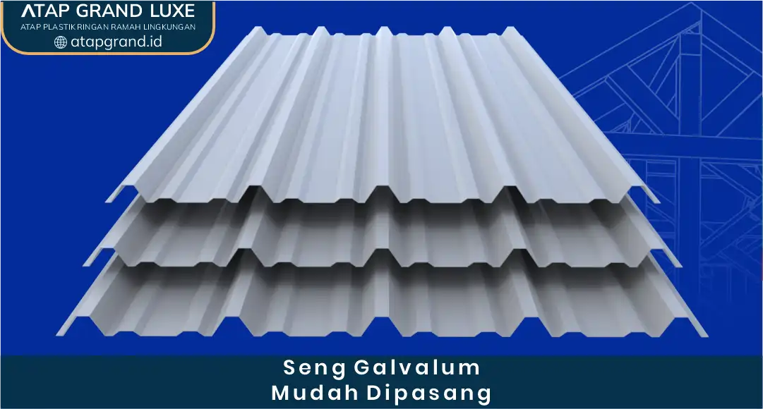 Seng Galvalum Untuk Atap Rumah Mudah Dipasang - Atap uPVC & Atap ...